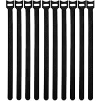 Amazon.com: 50 Pcs Reusable Fastening Cable Ties, Microfiber Cloth 12 ...