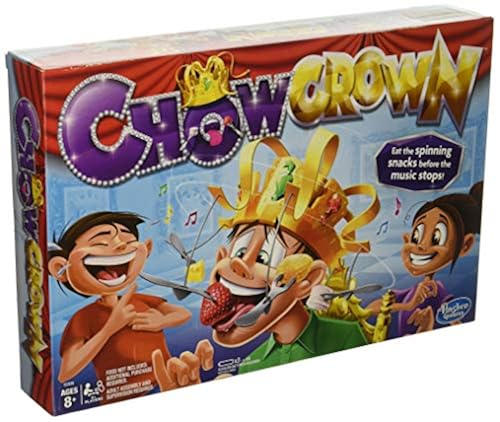 Chow Crown Game Kids Electronic Spinning Crown Snacks Food Kids ...