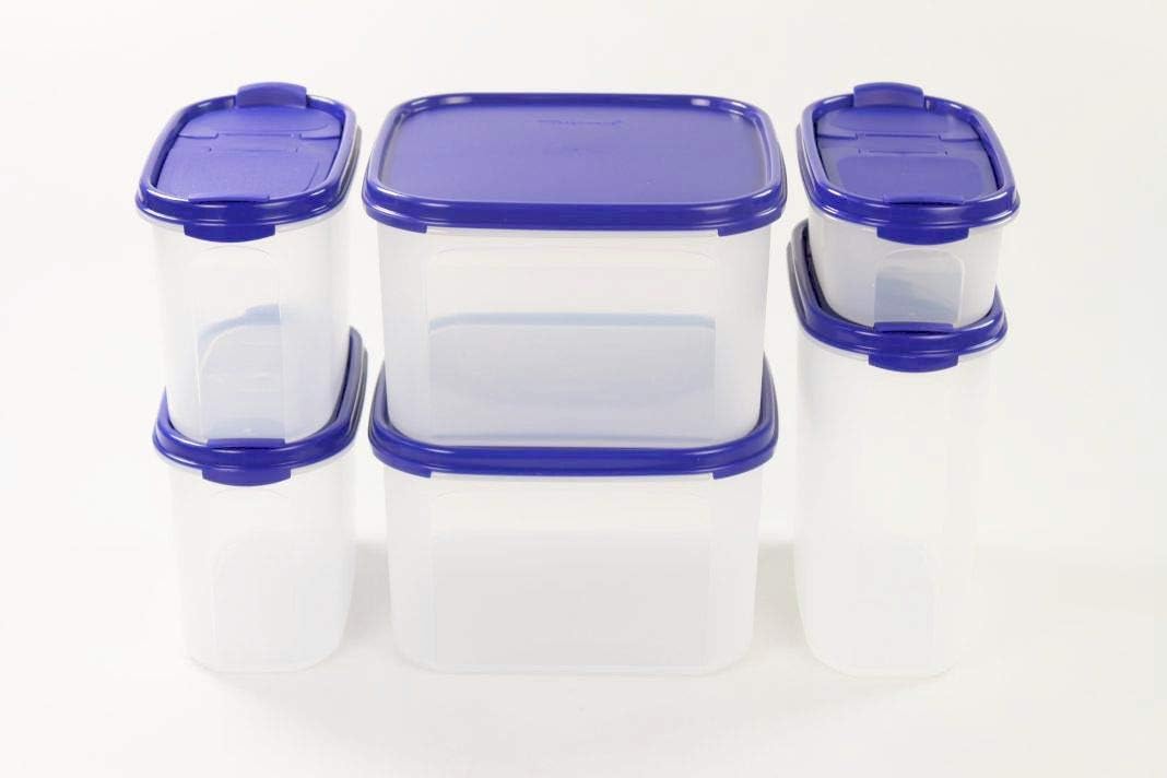 Tupperware Eidgenossen 2,6 L Quadratisch (2) + 1,7 L + 1,1 L (2) + 500 ...