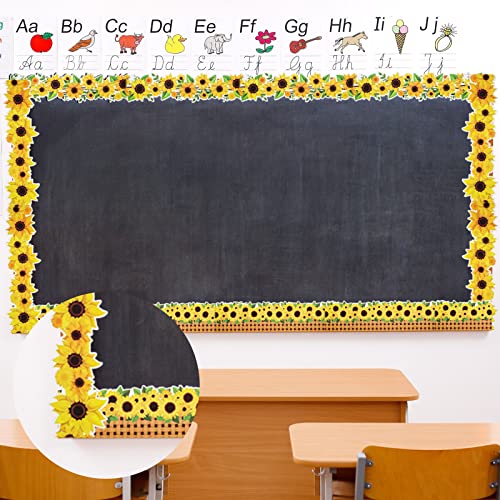 59ft Sunflower Bulletin Board Borders Classroom Bulletin Border Trim ...