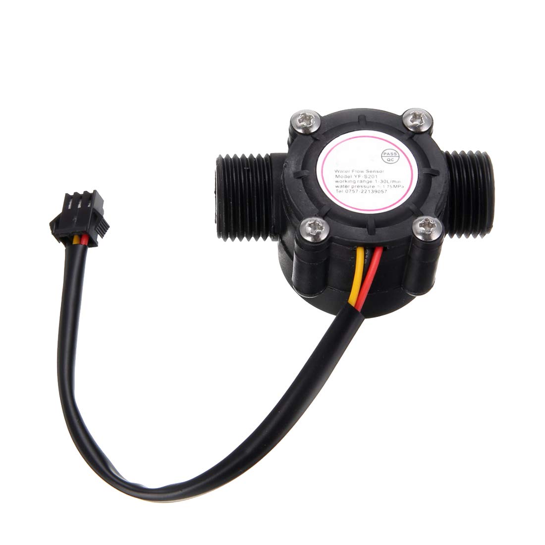Mua HiLetgo G1/2" Water Flow Hall Sensor Switch 1-30L/min 1.75MPa Flow Meter Flowmeter Counter ...