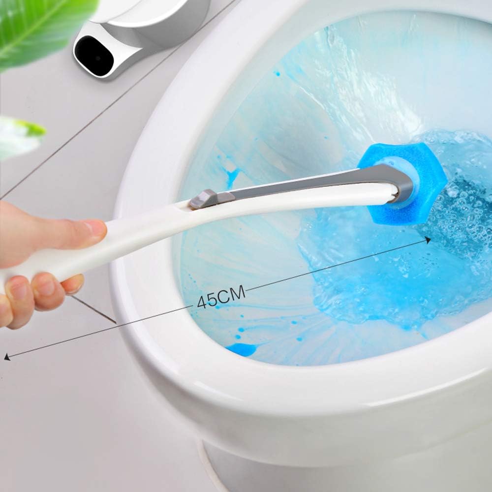 Y-H Toilet Brushes Toilet Rod Kit with Holder Cleaning System ...