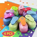 Amazon.com : ZUINIUBI 6 PCS Mini Paper Punches Sets Craft Hole Puncher ...