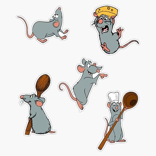 Remy Ratatouille Pack Bumper Sticker Vinyl Decal 5 inches in Kuwait ...