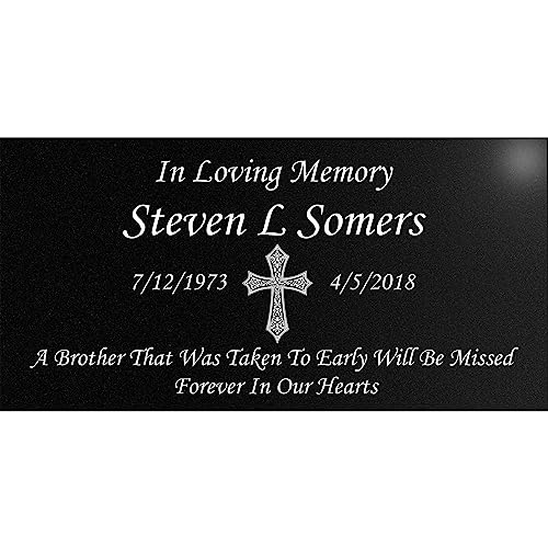 U&ME in Memory of.Personalized Memorial Granite Stone,Headstones for ...