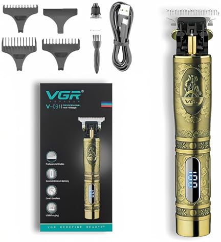 سعر VGR V-091 Professional Men's hair shaver,Rechargeable Electric Hair and beard trimmer with ...