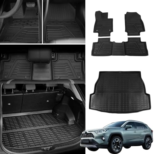 Floor Mats Compatible with 2019 2020 2021 2022 2023 2024 Toyota Rav4 ...