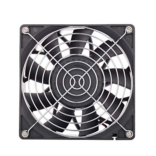 KEYFANCLUB High Airflow 140mm x 38mm DC Powerful Fan 12V 209CFM Cooling ...