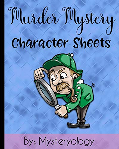 Murder Mystery Character Sheets: Mystery Solving Game Sheets to Solve ...