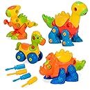 Amazon.com: Creative Kids Build & Learn Dinosaur Take Apart Toy Set Wit ...
