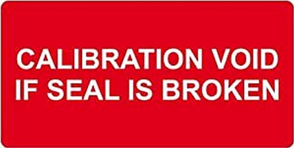 Centurion R3025.500 Calibration Void If Seal is Broken Quality Control ...