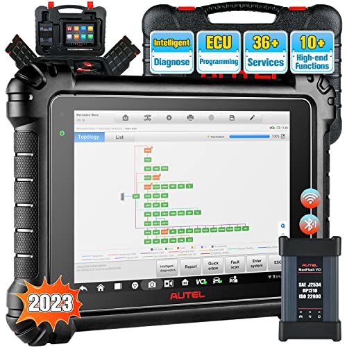 Autel MaxiSys MS909 Scanner, 2023 Intelligent Diagnostics Same as Autel ...