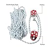 Pulley Block Twin Sheave Block and Tackle 2/5-1/2Inch 100Ft with Braid ...
