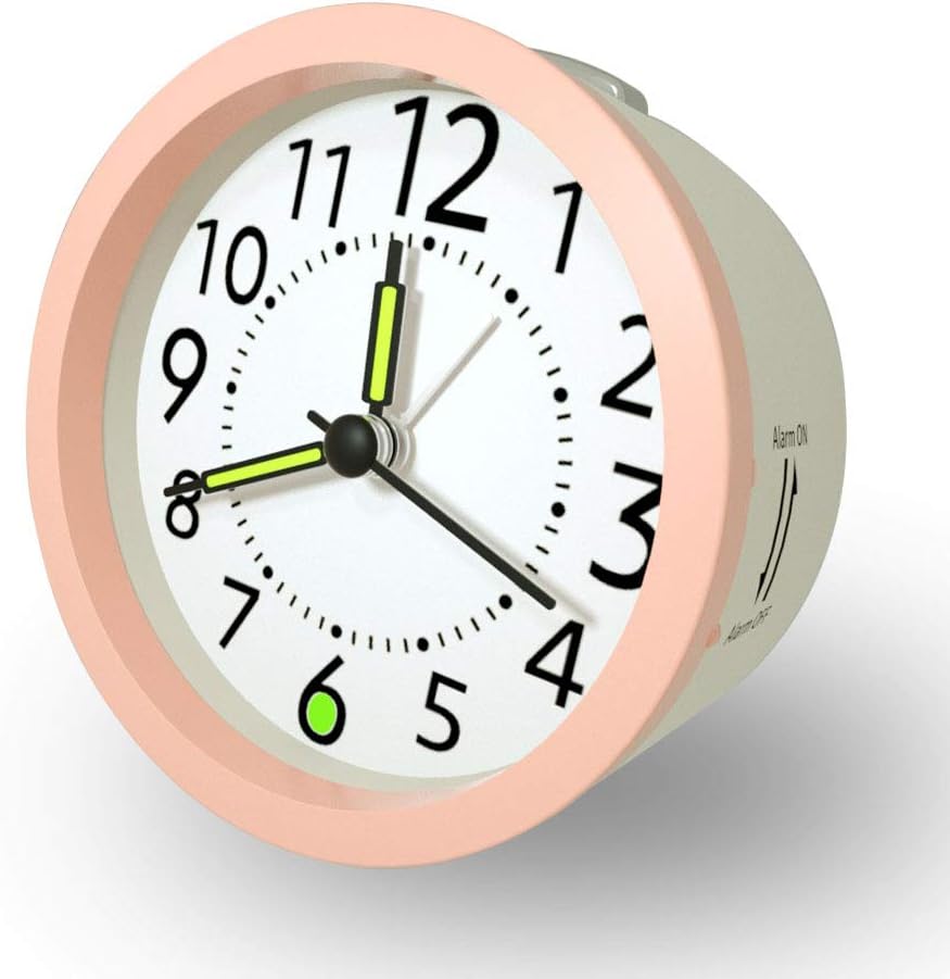 Reloj Despertador Analogico con función Snooze luz de Fondo, Sin ...
