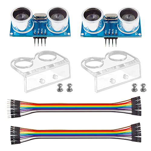 Ultrasonic Sensor Module HC-SR04 Distance Sensor with Mounting Bracket ...