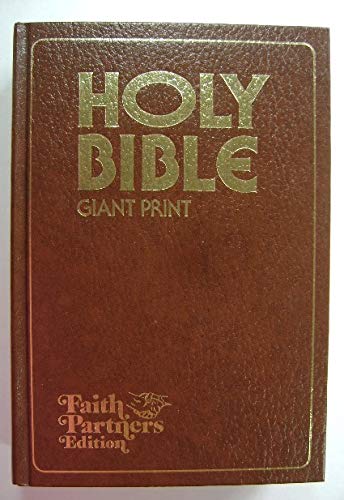 Holy Bible Giant Print: Faith Partners Edition [16 Point Type]: Jerry Falwell: Amazon.com: Books