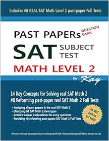 Amazon.com: PAST PAPERs QUESTION BANK SAT SUBJECT TEST MATH LEVEL 2 ...