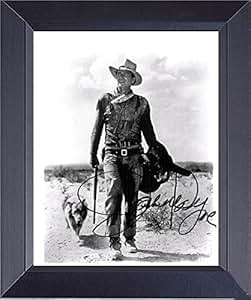 Amazon.com: Gatsbe Exchange John Wayne and The Dog in Hondo Framed ...