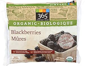 365 Everyday Value, Organic Blackberries, 10 oz, (Frozen): Amazon.com ...