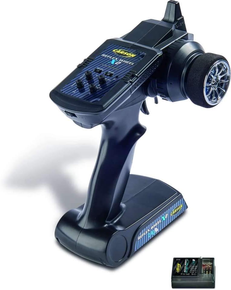 Carson FS Reflex X2 2-Kanal 2.4G, Fernsteuerung, mit Empfänger, Sender ...