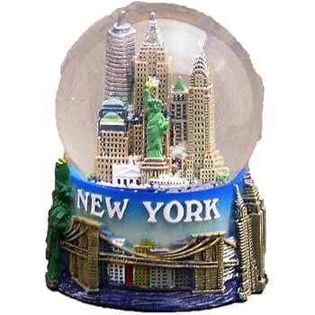 Amazon.com: New York Snow Globe - 45MM Skyline716, New York Snow Globes ...