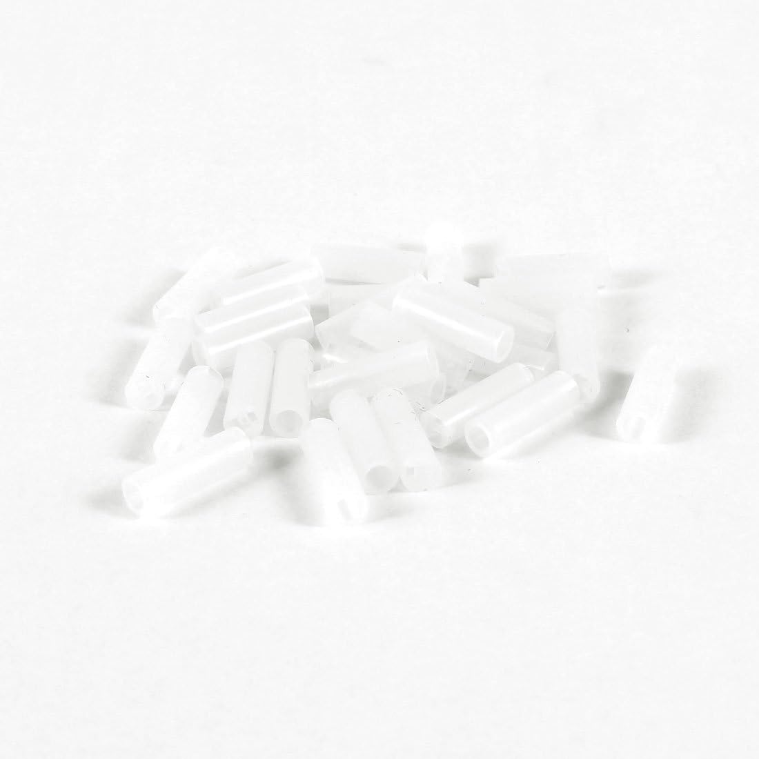 30 Pcs 2.8mm x 4mm x 13mm White LED Spacer Supports Cylindrical for PCB ...