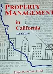 Amazon.com: Property Management in California: 9780937841273: Decarlo ...