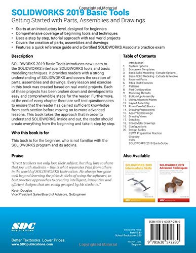 SOLIDWORKS 2019 Basic Tools