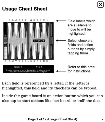 Backgammon Cheat Sheet - Cheat Dumper