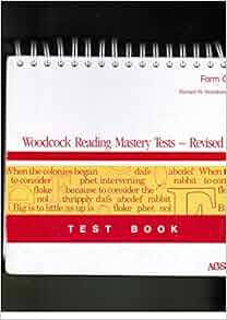 Woodcock reading mastery tests: Richard W Woodcock: Amazon.com: Books
