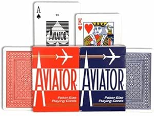 Amazon.com: Aviator Playing Cards, Case of 12: Toys & Games