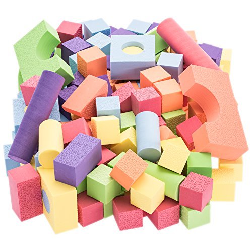 Dragon Too Foam Blocks and Stacking Blocks -Non Toxic- 150 Pcs Creative ...