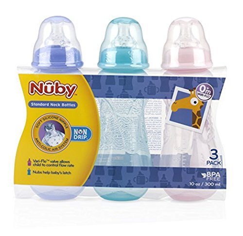 Amazon.com : Nuby 6 Pack No Spill Nuby Nipples, 0-6 Months, Clear (Pack of 2) : Baby