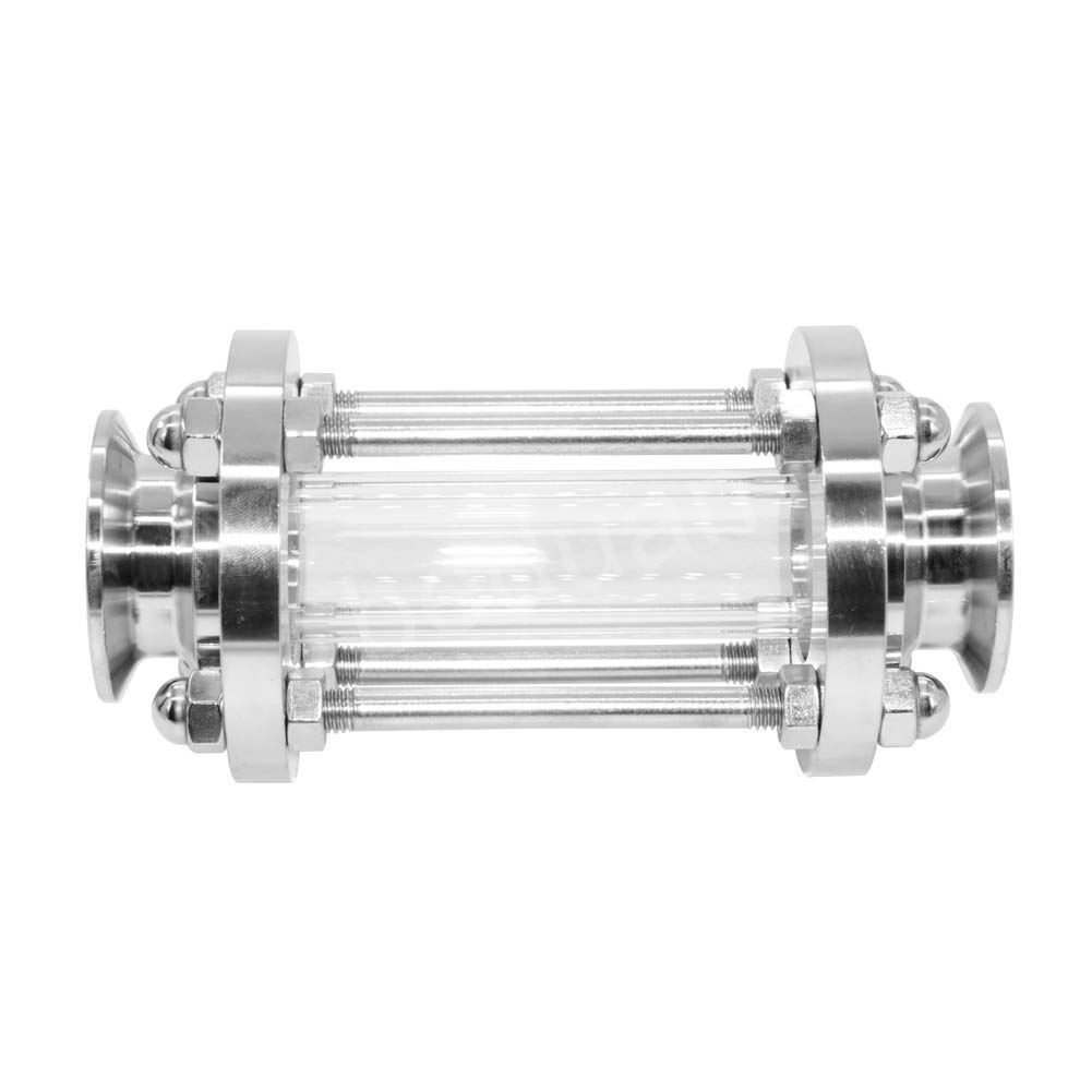 Flow Pipe OD 51mm Sanitary Flow Sight Glass Stainless Steel 2 Inch Tri flow-pipe-od-51mm-sanitary-flow-sight-glass-stainless-steel-2-inch-tri