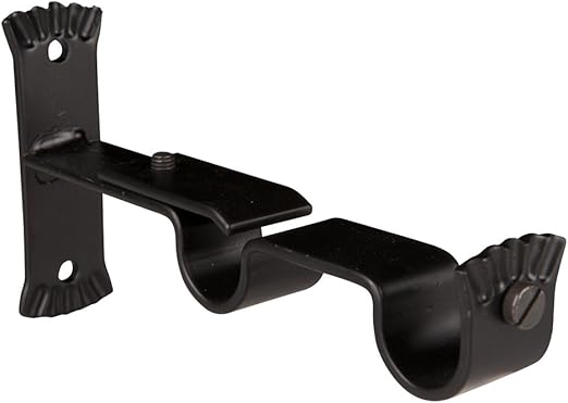 Riel Chyc Support Double 5432020 Ø20 (Fer Forgé Noir Lot de 2 Pièces ...