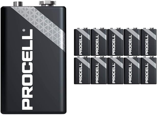 10 Pack - Duracell Procell 9V Batteries | 9 Volt: Amazon.co.uk: Electronics