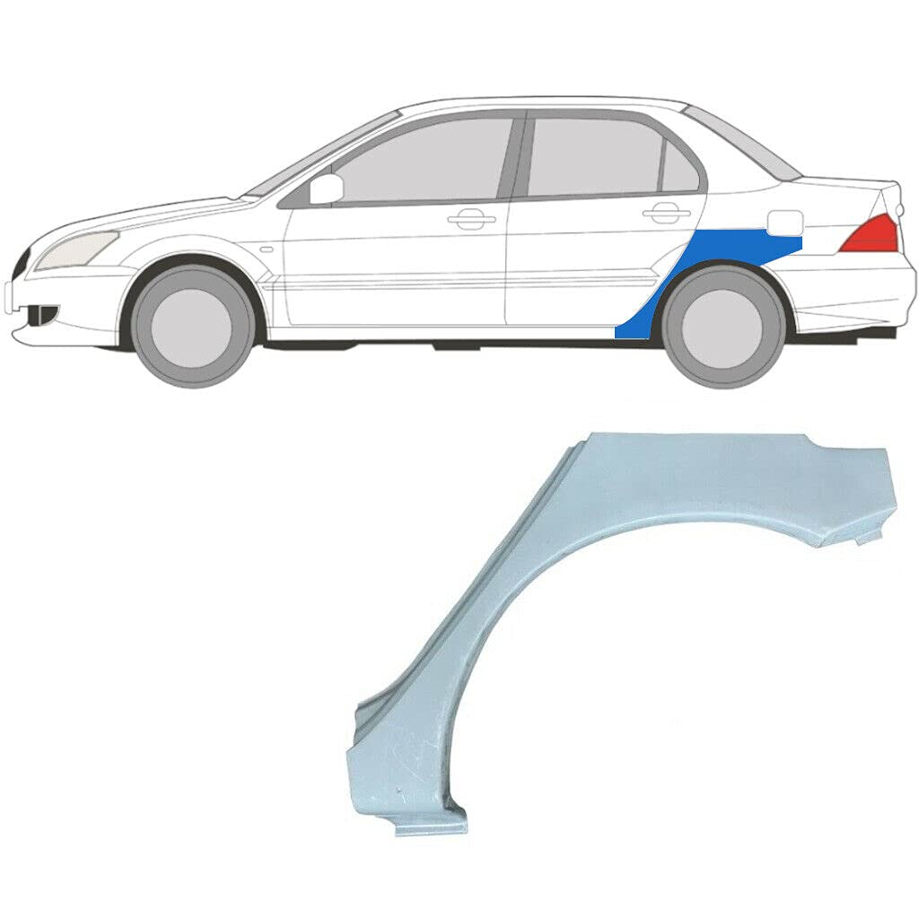 Rear Wheel Arch Repair Panel Suitable For Mitsubishi Lancer 2003 ...