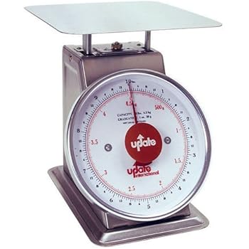 Amazon.com: Winco SCAL-9100 100-Pound/45.45kg Scale with 9-Inch Dial ...