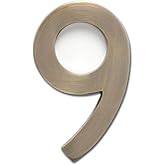 Amazon.com: Architectural Mailboxes 3582B-3 4 inch Solid Brass Floating ...