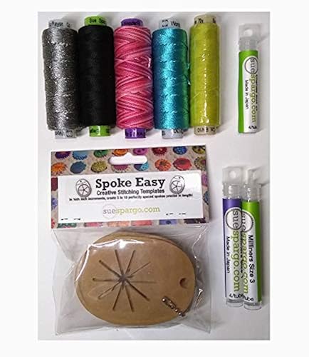 Sue Spargo Basics Sampler Pack for Applique - 1 Spool Each of Ellana ...