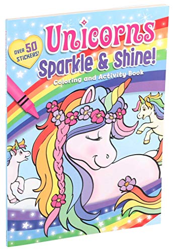 Unicorns Sparkle & Shine! Coloring and Activity Book (Coloring Fun ...