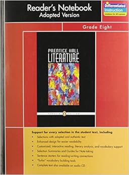 Prentice Hall Literature Reader's Notebook Adapted Version: PRENTICE ...