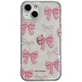 Amazon.com: ZOEVEES Bow Phone Case Compatible with iPhone 15 Pro Max, Coquette Aesthetic Bling ...