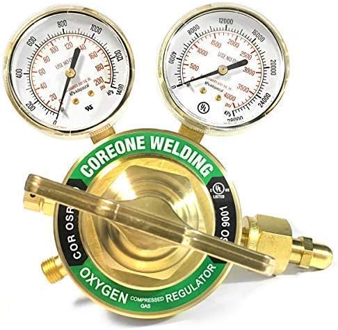 Full Brass 350 VICTOR Heavy Duty Oxygen and Acetylene Regulators Model ...