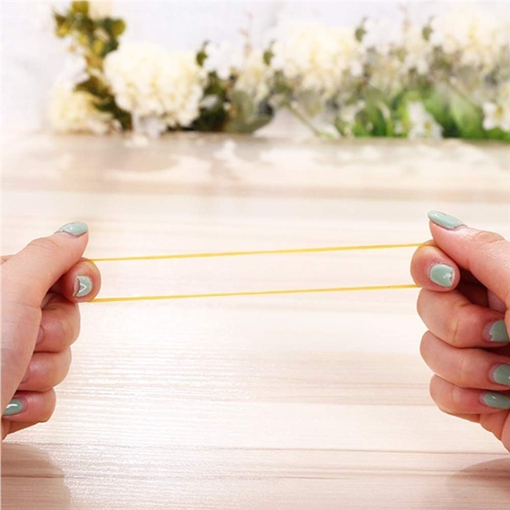 Rubber Bands, 100Pcs Bank Paper Bills Money Euro Pound Elastic ...