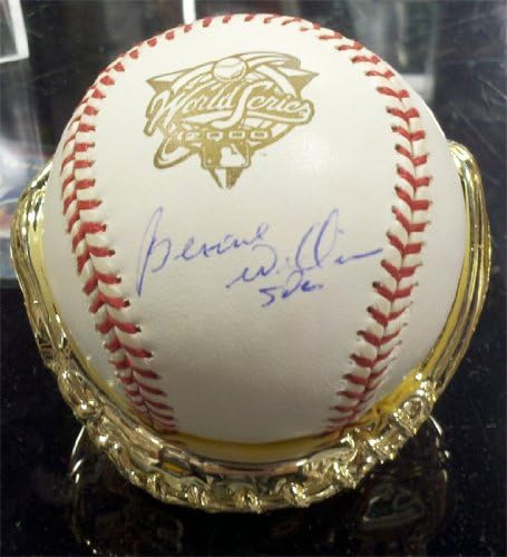 Bernie Williams Signed Baseball - 2000 WS - Autographed Baseballs at ...