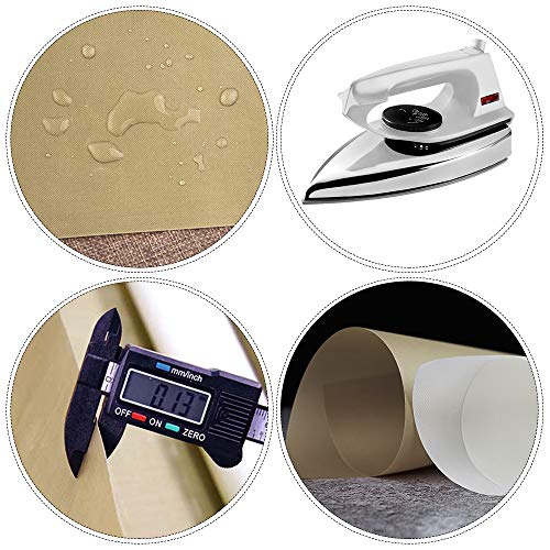 SENHAI 6 Pcs PTFE Teflon Sheet with 1 Heat Tape for Heat Press Transfer ...