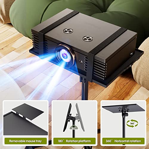 Projector Stand Laptop Tripod Stand - Portable Stand Adjustable Height ...