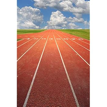 Amazon.com : Baocicco 8x8ft Running Track Backdrop Vinyl Photography ...
