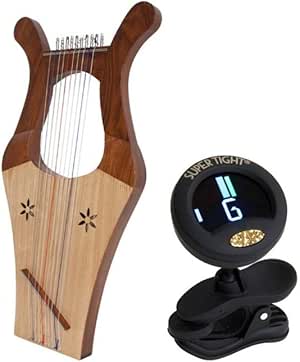 Amazon.com: Mini Kinnor Package Includes: Harp 2-tone Color + Chromatic ...